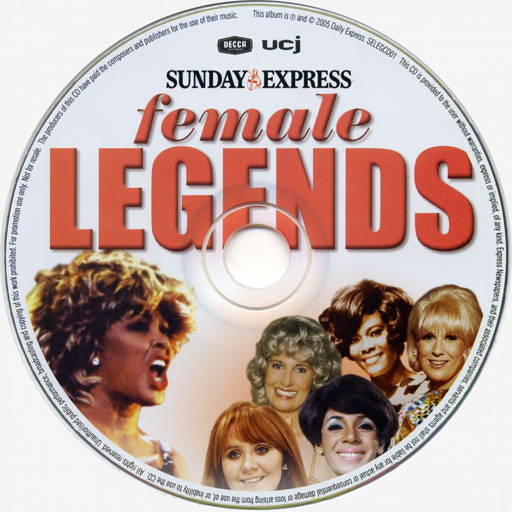 Male Legends / Female Legends [2CD] (2005) on HD24Bit.com