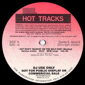 VA - Hot Rod's ''Dancing On The Wild Side '' (Medley) (US 12'') (1986 ...