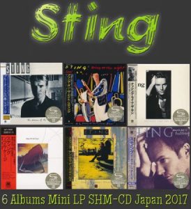 Sting - 7 SHM-CD Albums Collection (1985-1996) [Japan Remasters 2017 ...